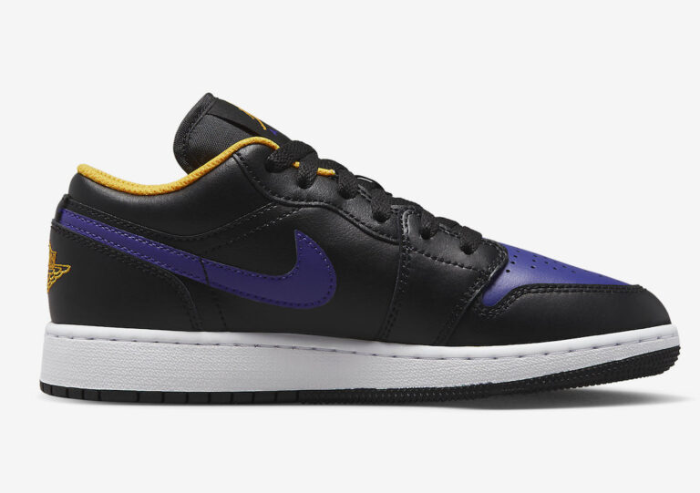 Air Jordan 1 Low Lakers 553560-075 Release Date + Where to Buy ...