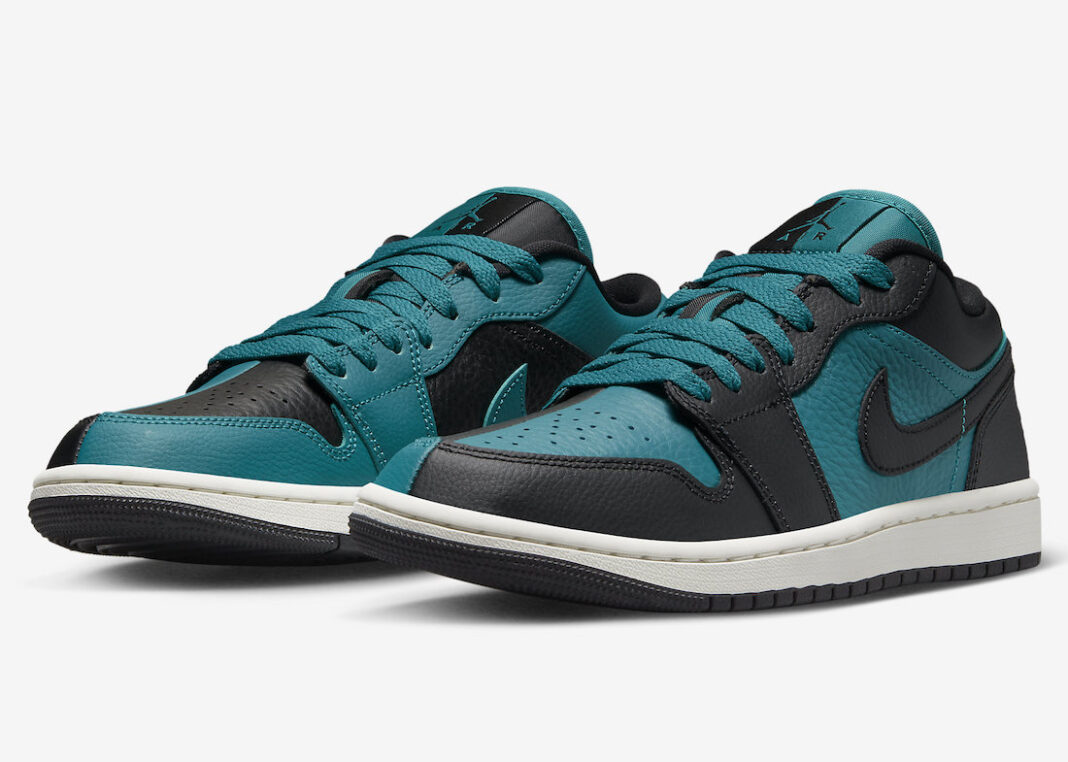 Air Jordan 1 Low Split Bright Spruce Black DR0502-300 Release Date ...