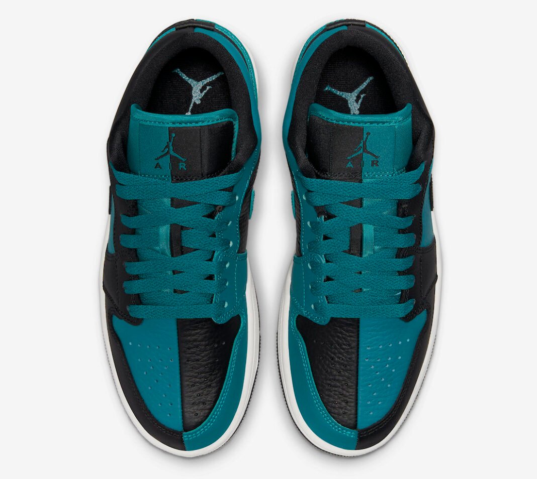 Air Jordan 1 Low Split Bright Spruce Black DR0502-300 Release Date ...