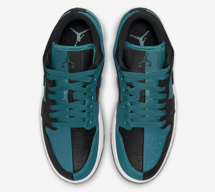 Air Jordan 1 Low Split Bright Spruce Black DR0502-300 Release Date ...