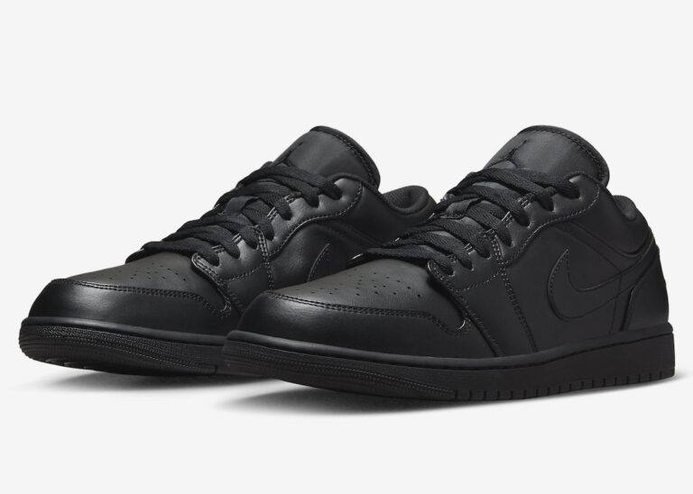 Air Jordan 1 Low Triple Black 553558-093 Release Date + Where to Buy ...