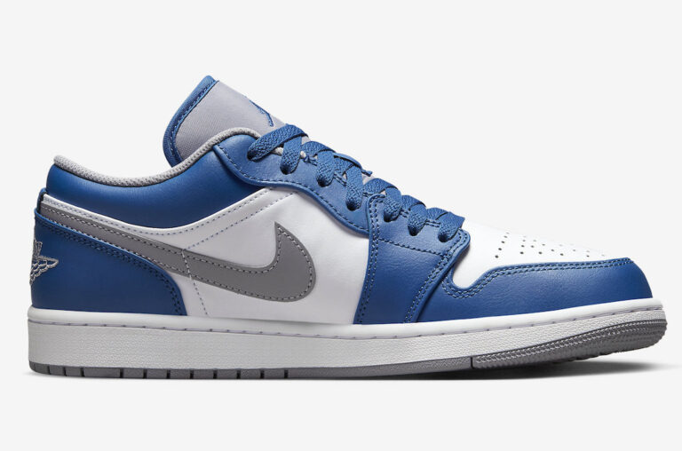 Air Jordan 1 Low True Blue 553558-412 Release Date + Where to Buy ...