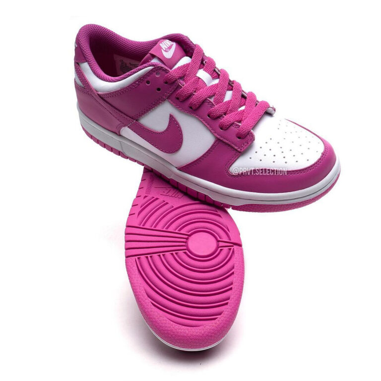 Nike Dunk Low GS Active Fuchsia FJ0704-100 Release Date + Where to Buy ...
