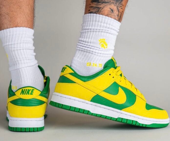 Nike Dunk Low Reverse Brazil DV0833-300 Release Date + Where to Buy ...