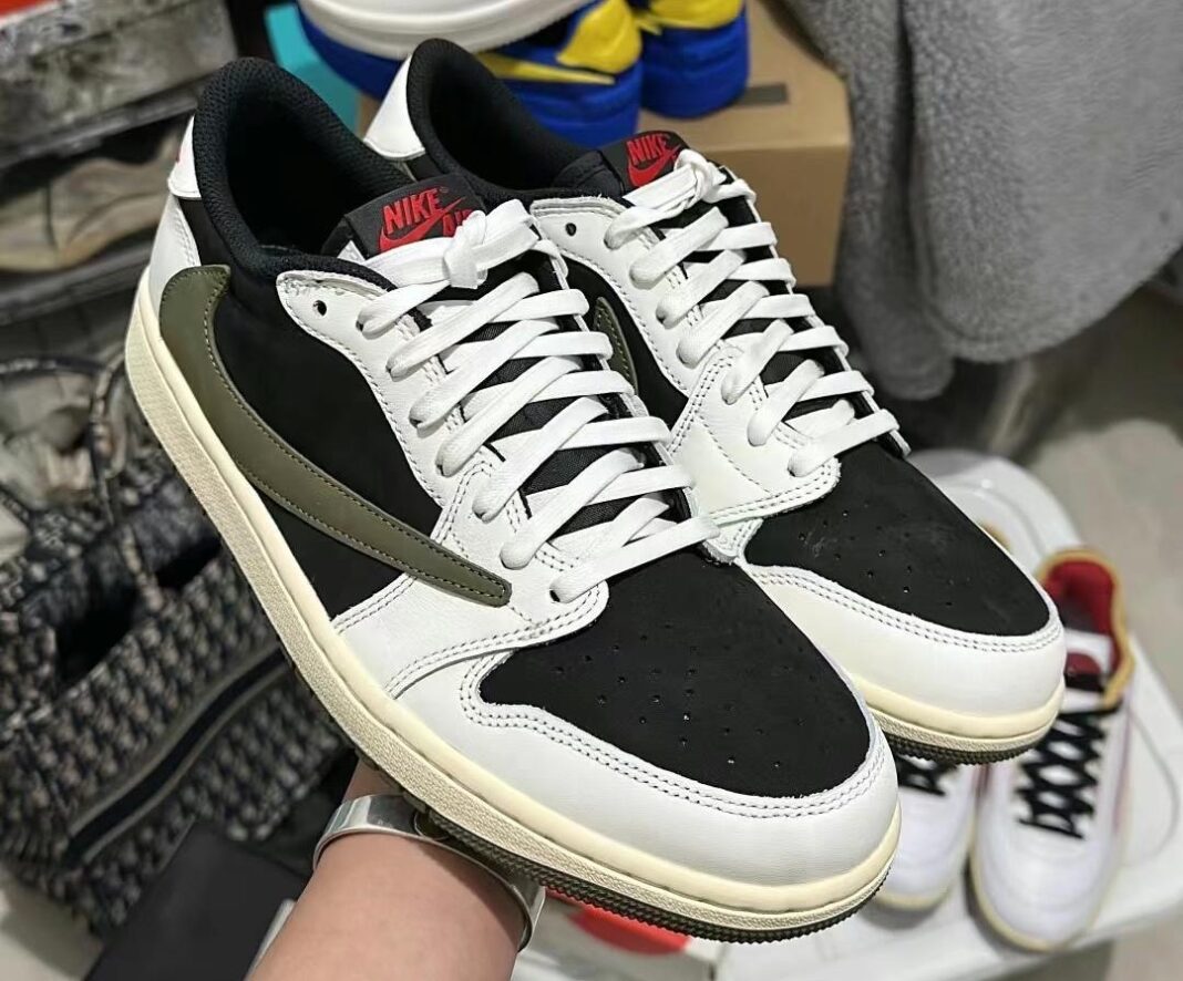 Travis Scott x Air Jordan 1 Low OG Olive DZ4137-106 Release Date ...
