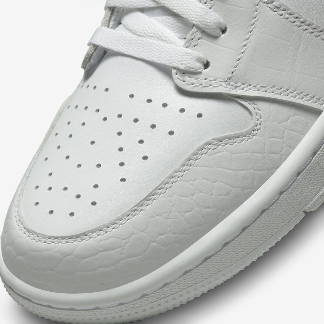 Air Jordan 1 Low Golf White Croc DD9315-110 Release Date + Where to Buy ...