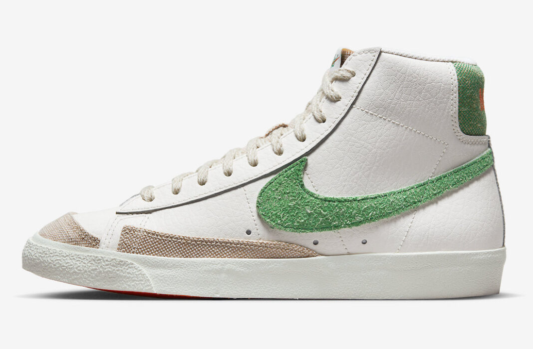 Nike Blazer Mid White Green Orange FD0759-133 Release Date + Where to ...