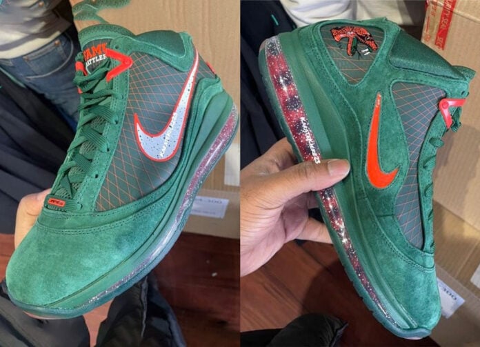 Nike LeBron 7 FAMU Florida A&M Gorge Green DX8554-300 Release Date ...