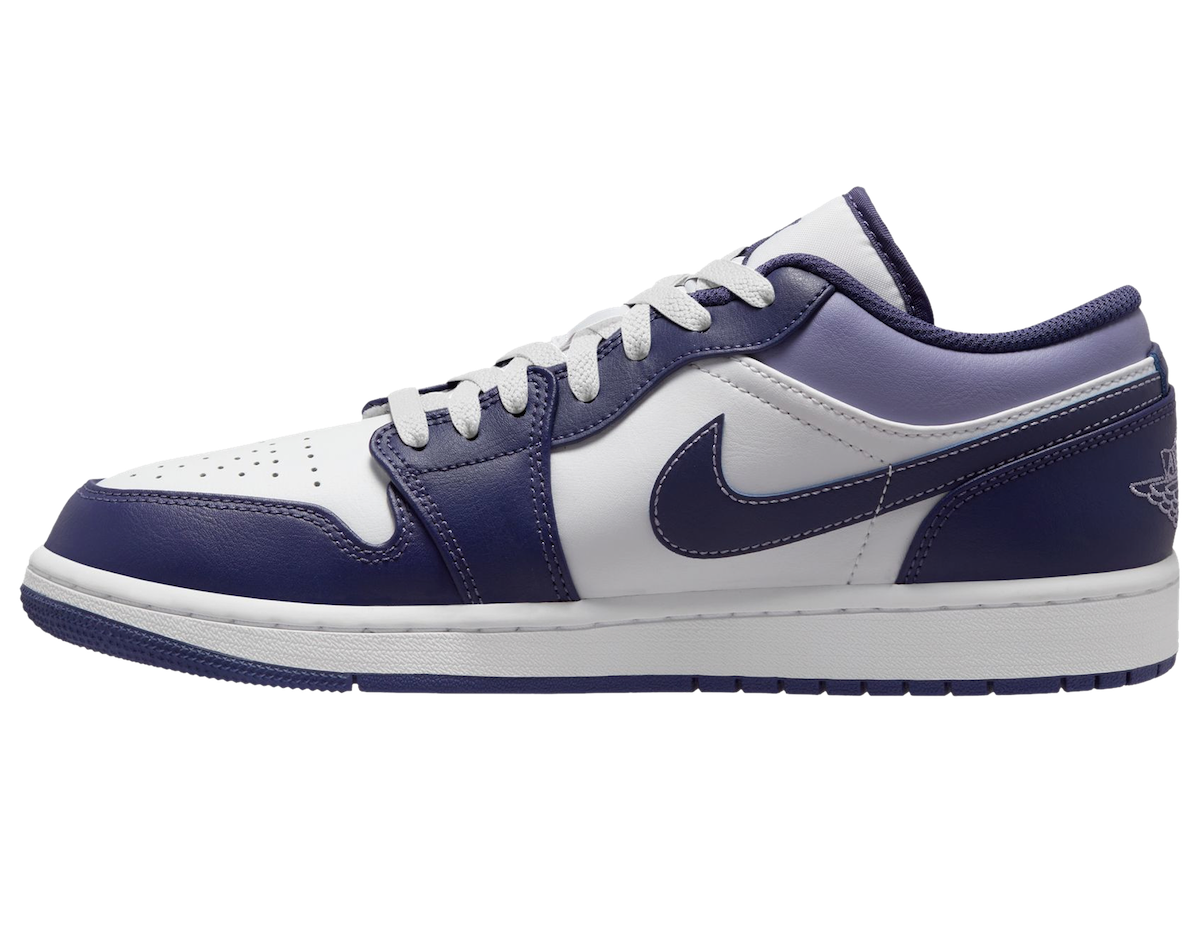 Air Jordan 1 Low White Purple 553558-515 Release Date + Where to Buy ...