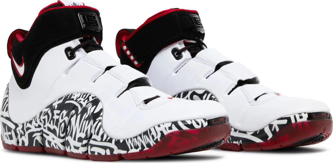 Nike LeBron 4 Graffiti 2023 DJ4888-100 | SneakerFiles