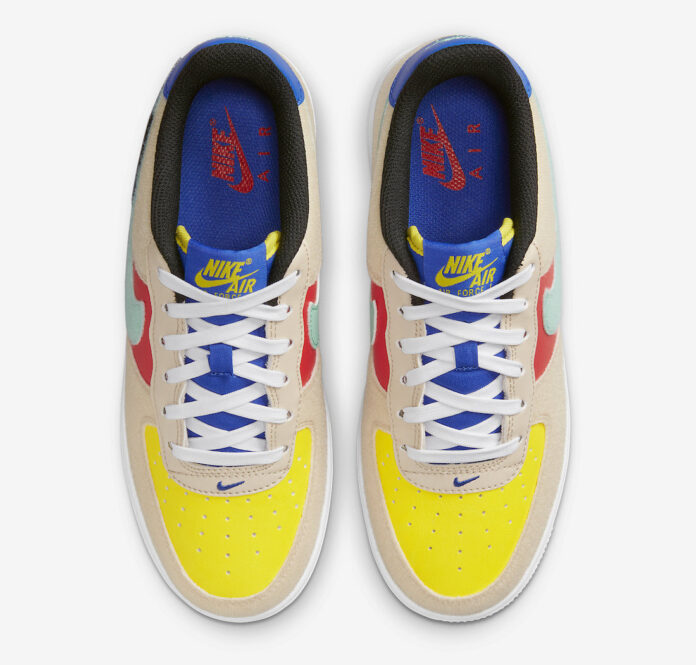 Nike Air Force 1 Low GS Multi-Color Velcro FN7818-100 Release Date ...