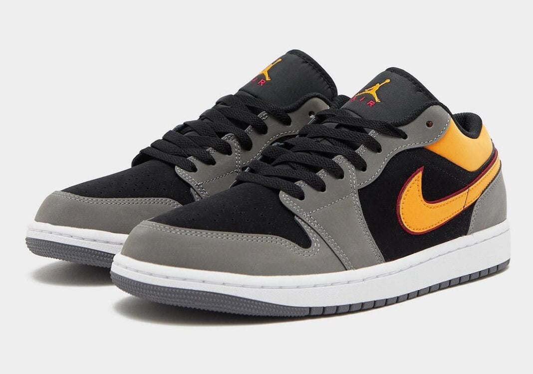 Air Jordan 1 Low Light Graphite Vivid Orange FN7308-008 Release Date ...