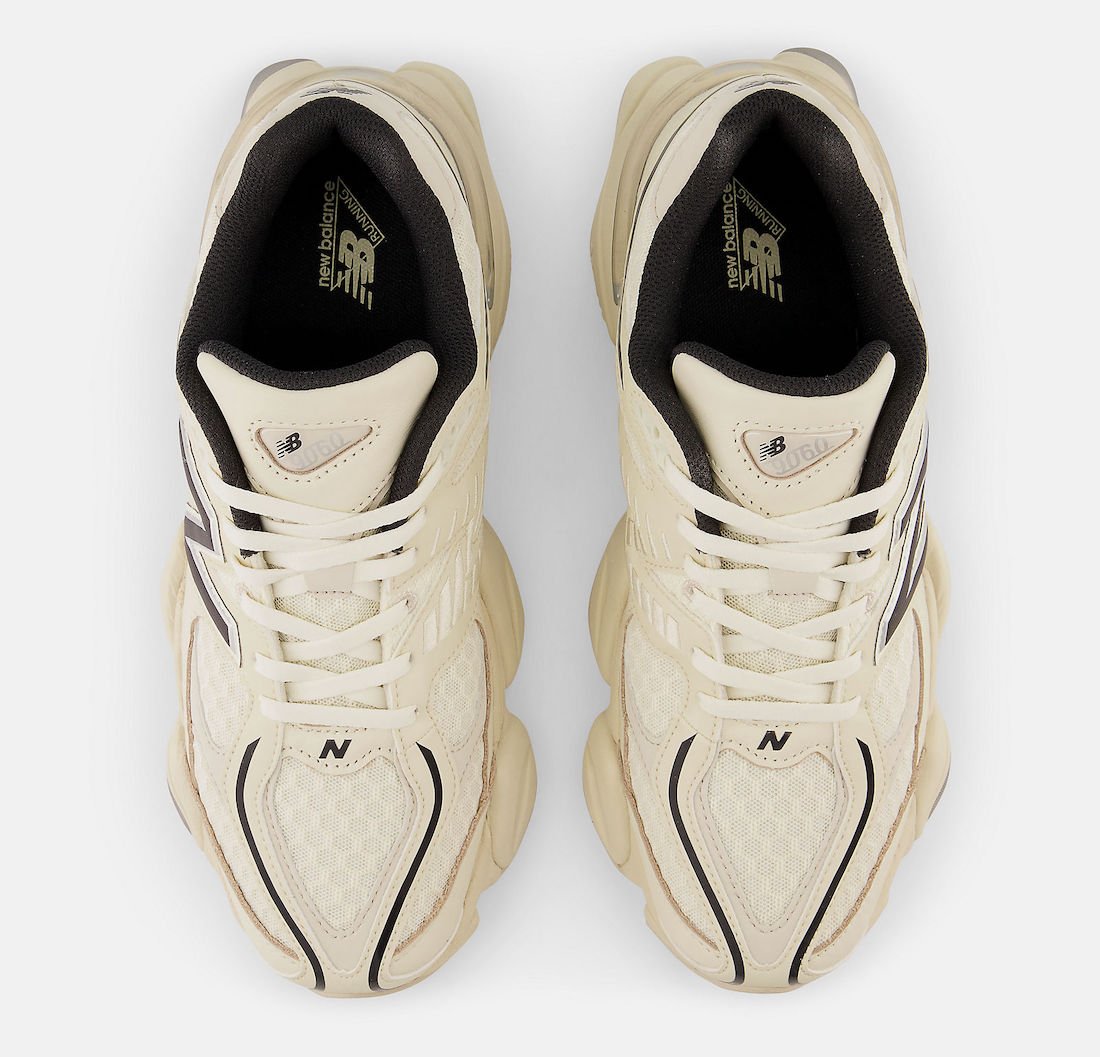 New Balance 9060 Cream Black U9060DUA Release Date | SneakerFiles