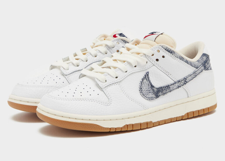 Nike Dunk Low Washed Denim FN6881-100 Release Date | SneakerFiles