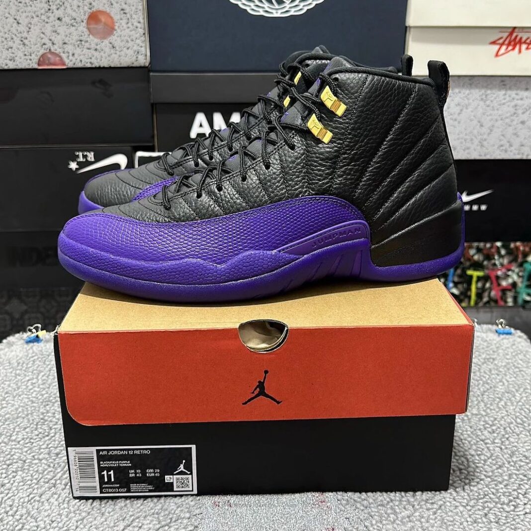 Air Jordan 12 Field Purple Lakers CT8013-057 Release Date | SneakerFiles