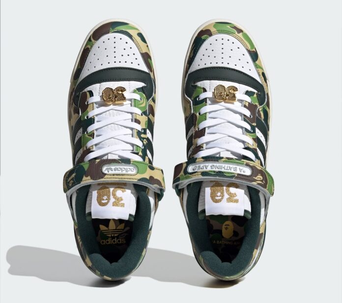 Bape x adidas Forum 84 Low 30th Anniversary ID4771 ID4772 | SneakerFiles