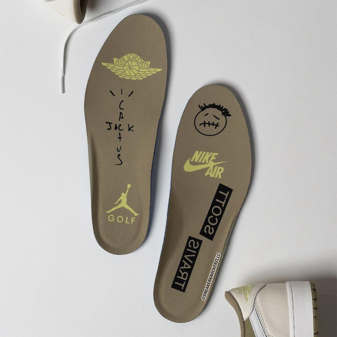 Travis Scott x Air Jordan 1 Low Golf Olive FZ3124-200 Release Date ...