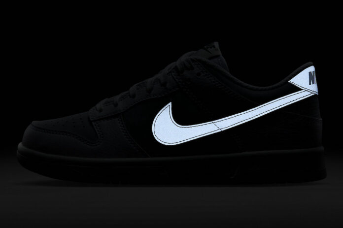 Nike Dunk Low GS Reflective Swoosh FV0365-100 | SneakerFiles