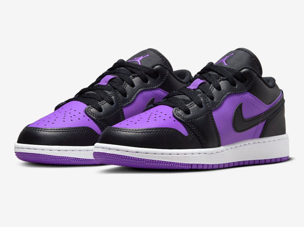 Air Jordan 1 Low GS Purple Venom 553560-505 | SneakerFiles