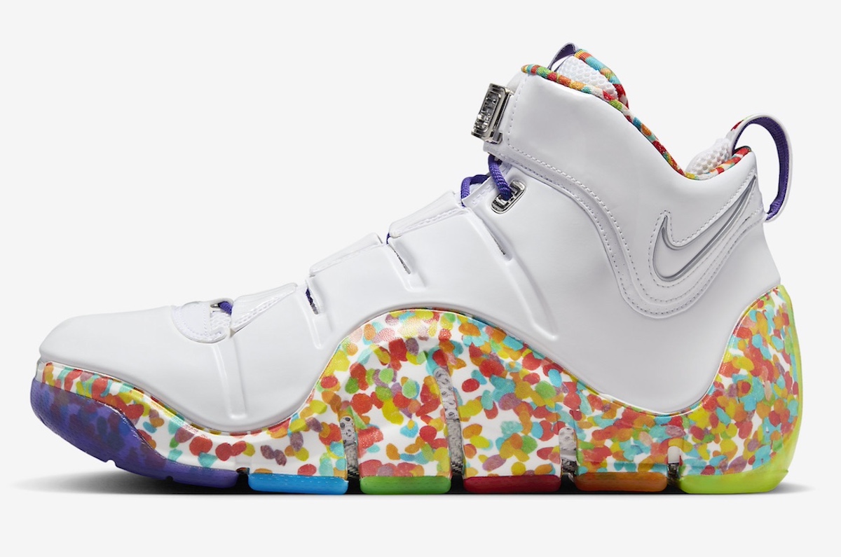 Nike LeBron 4 Fruity Pebbles 2024 DQ9310-100 | SneakerFiles