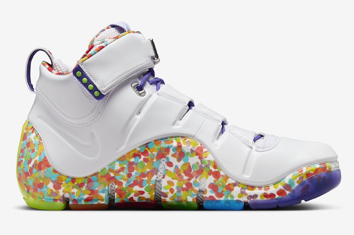 Nike LeBron 4 Fruity Pebbles 2024 DQ9310-100 | SneakerFiles