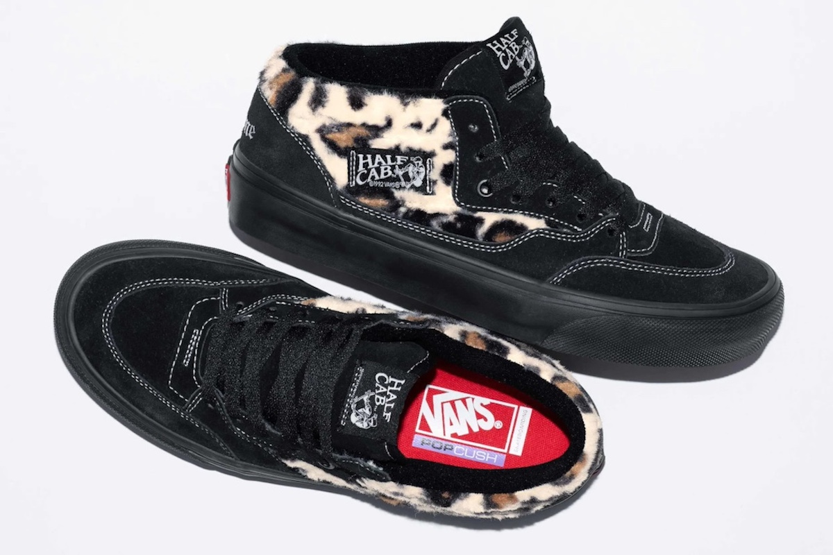 Supreme x Vans Half Cab Old Skool Leopard 2023 | SneakerFiles
