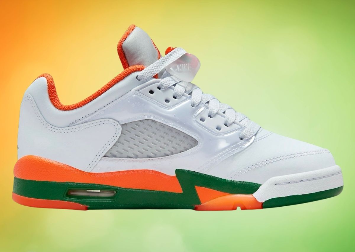 Air Jordan 5 Low GS Miami Hurricanes FQ1293-018 | SneakerFiles