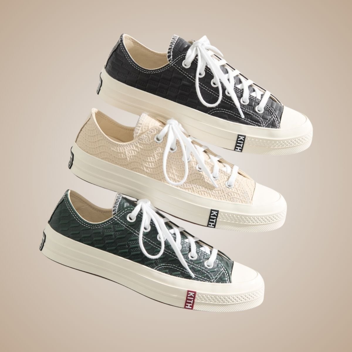 Kith x Converse Chuck Taylor All-Star 70 Ox Monogram Pack | SneakerFiles