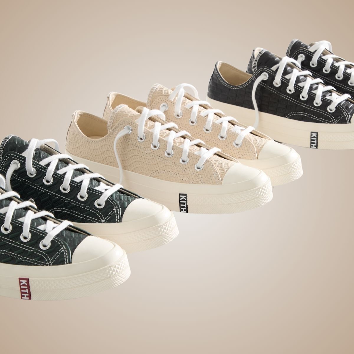 Kith x Converse Chuck Taylor All-Star 70 Ox Monogram Pack | SneakerFiles