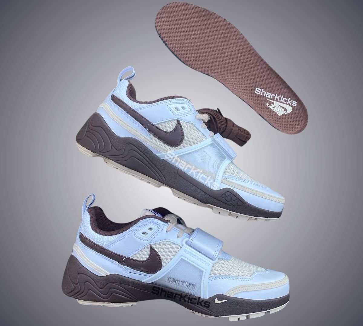 Travis Scott x Nike Zoom Field Jaxx Light Chocolate HQ3073-100 ...