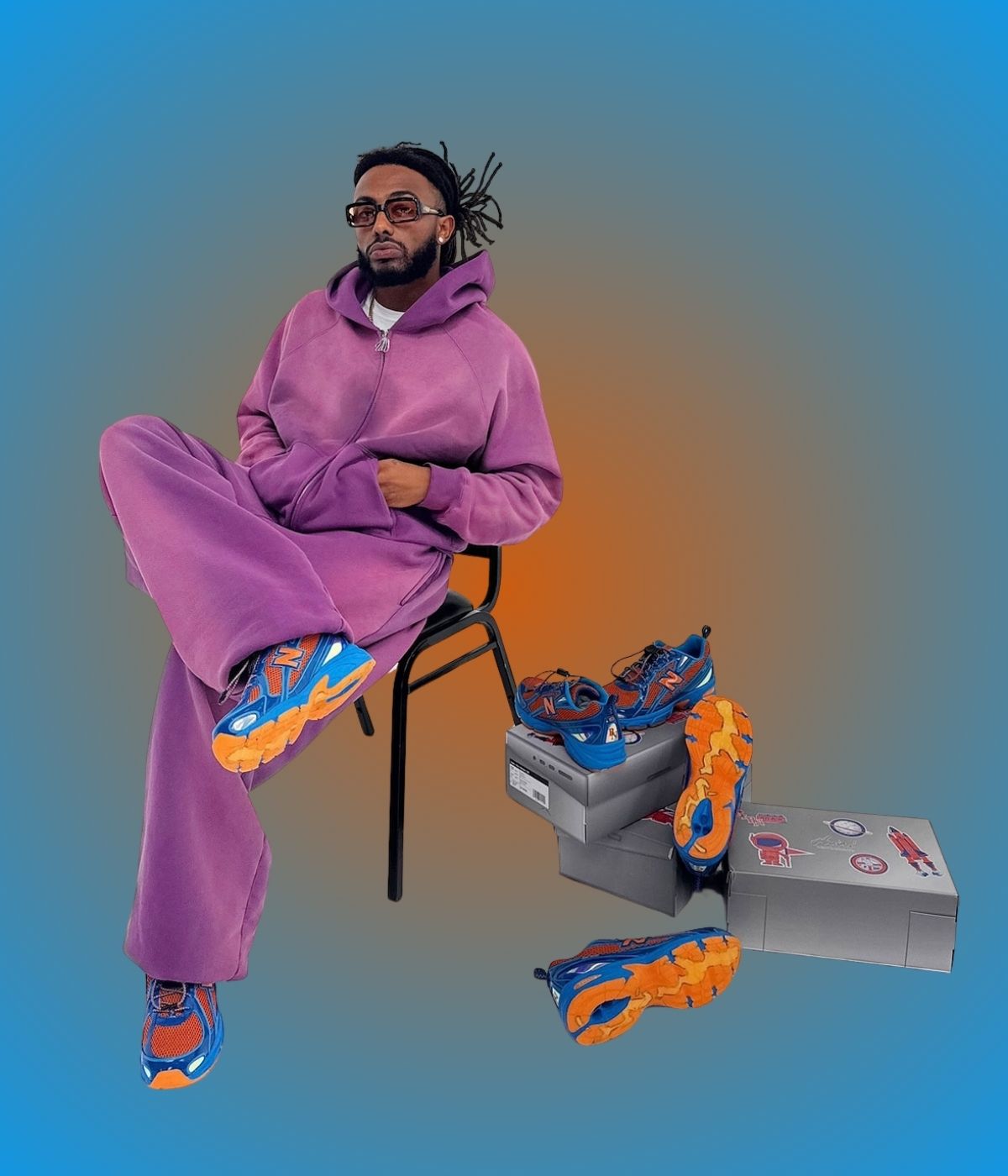 Aminé x New Balance 740v2 Benson Tech | SneakerFiles