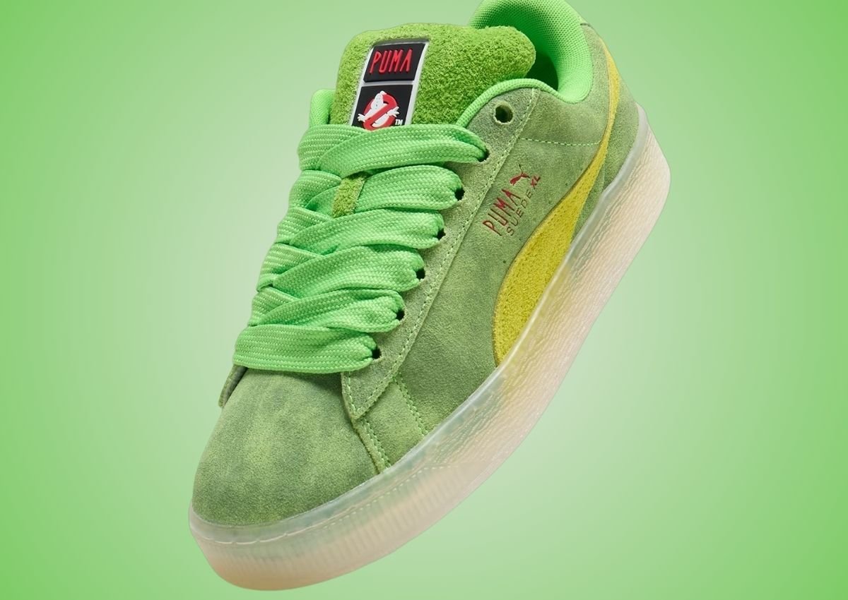 Ghostbusters x PUMA Suede XL Stay Puft Slimer | SneakerFiles