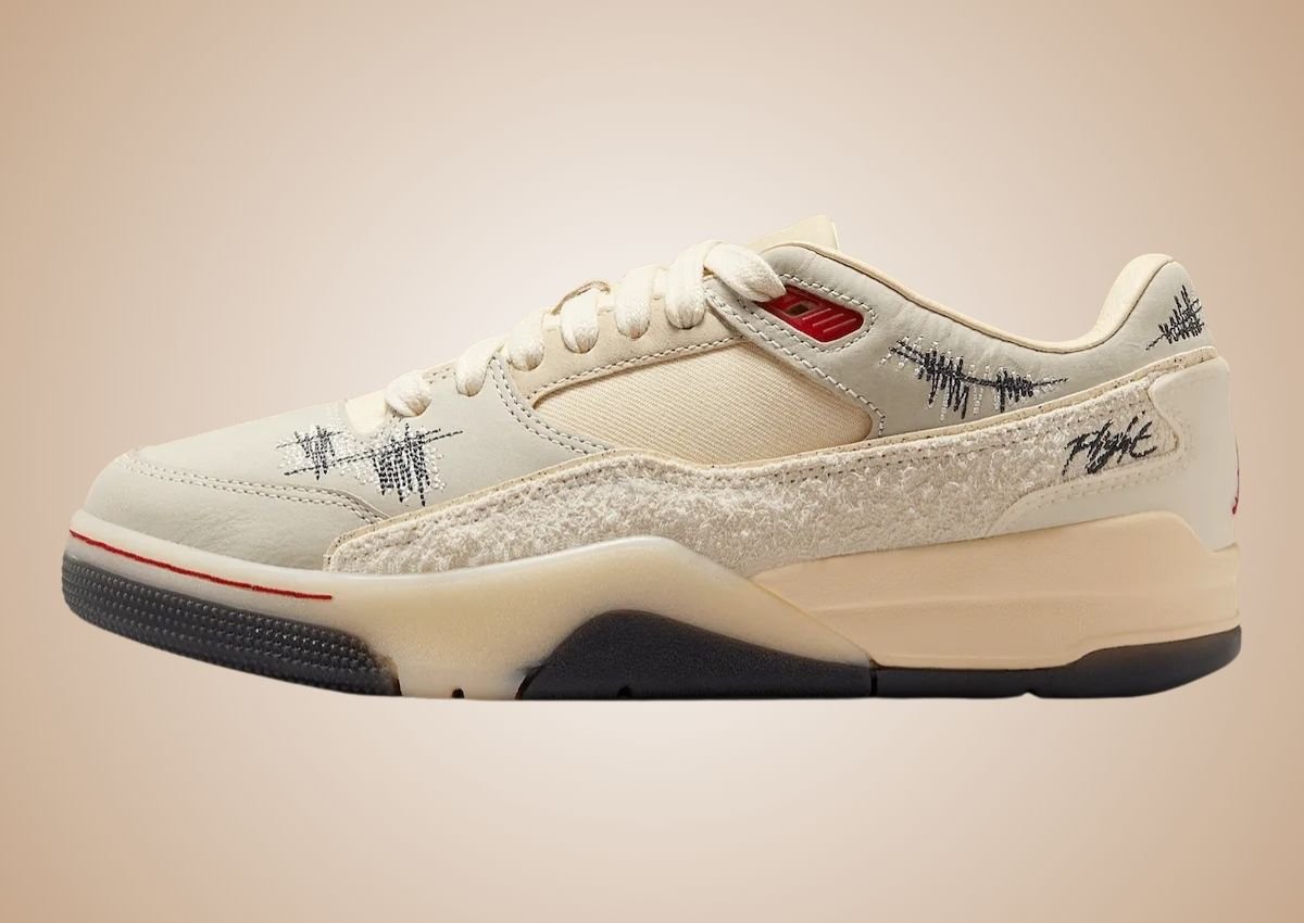 Who Decides War x Jordan Flight Court Coconut Milk HQ2958-100 ...