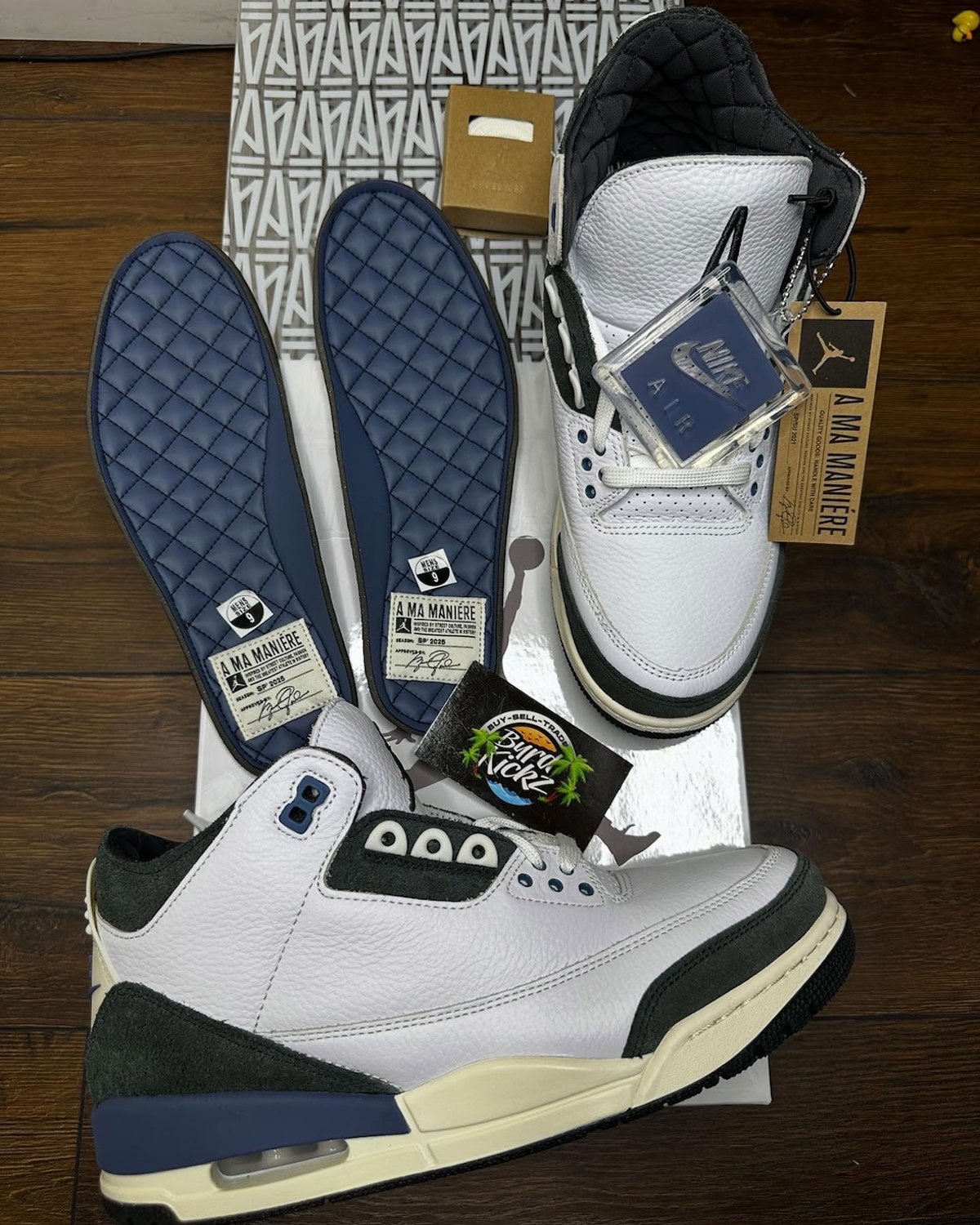 A Ma Maniere x Air Jordan 3 Diffused Blue HV8571-100 | SneakerFiles