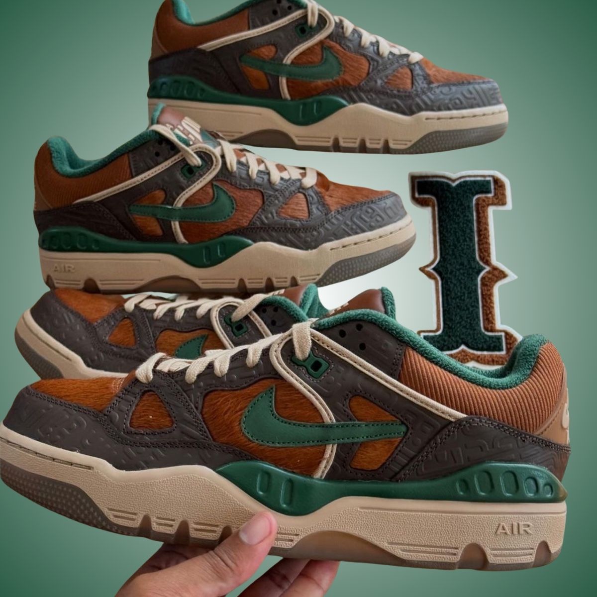 Nigo x Nike Air Force 3 Low Baroque Brown HQ0260-201 | SneakerFiles