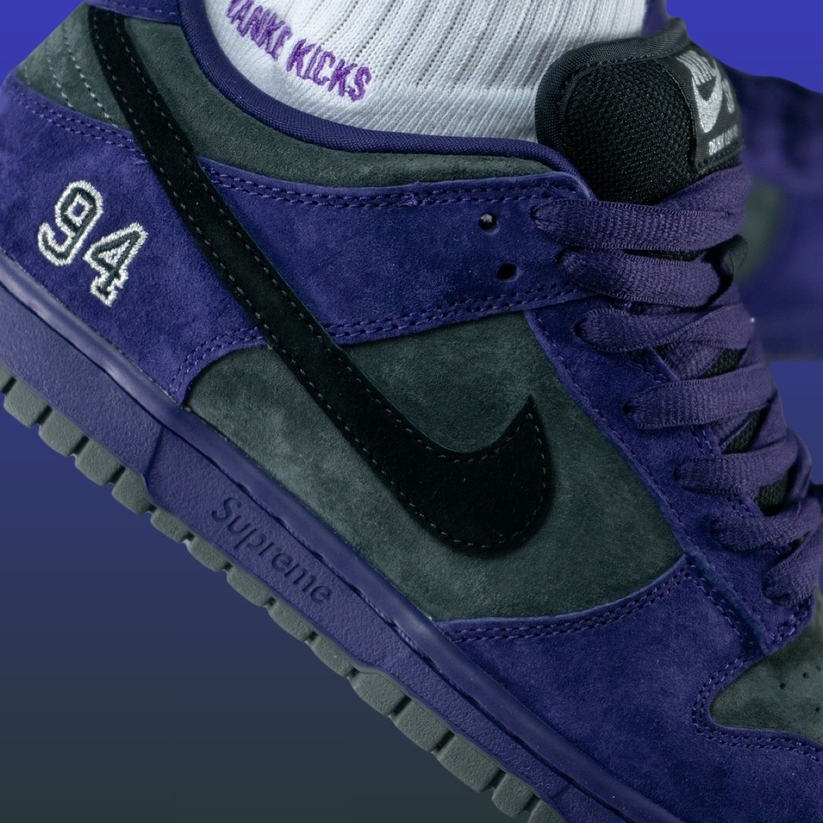 Supreme x Nike SB Dunk Low Ink HQ8487-500 | SneakerFiles