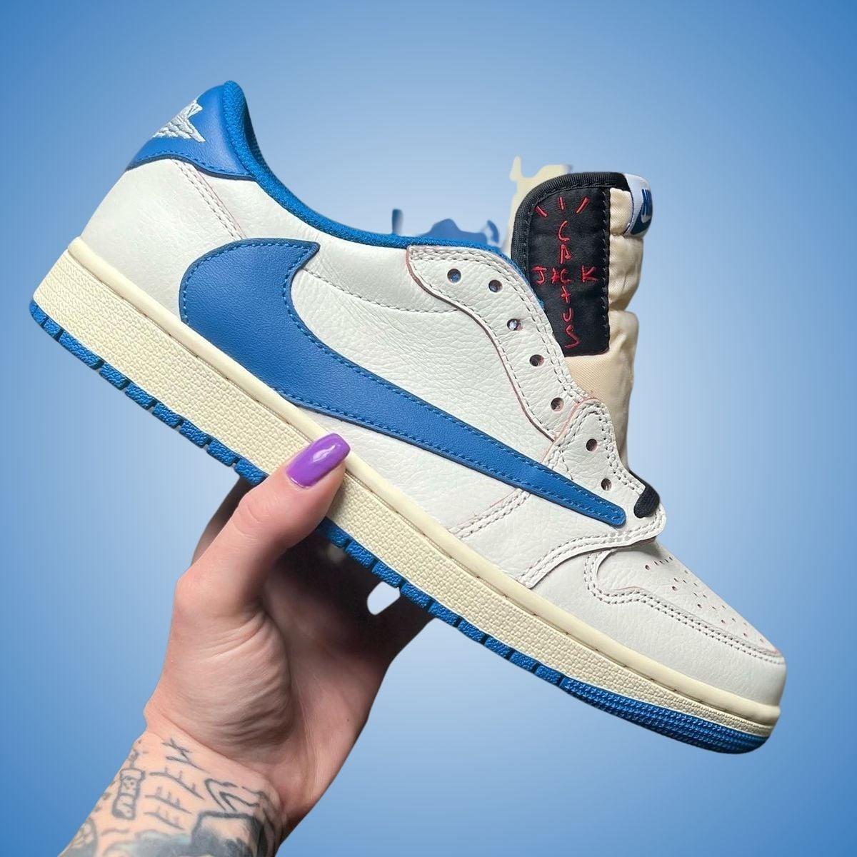 Travis Scott x Fragment x Air Jordan 1 Low OG DM7866-104 | SneakerFiles