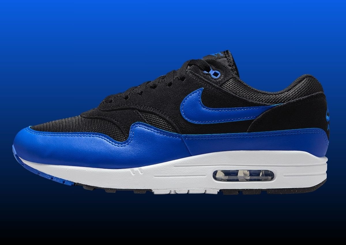Nike Air Max 1 Black Hyper Royal FZ5808-010 | SneakerFiles