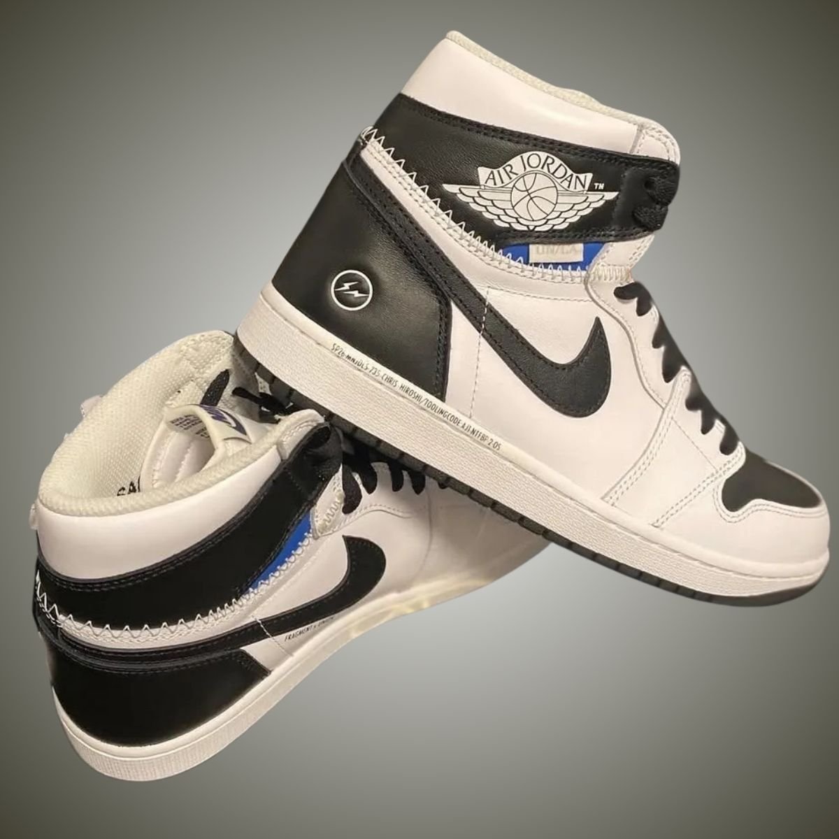 Fragment x Union x Air Jordan 1 White Black II7282-100 | SneakerFiles