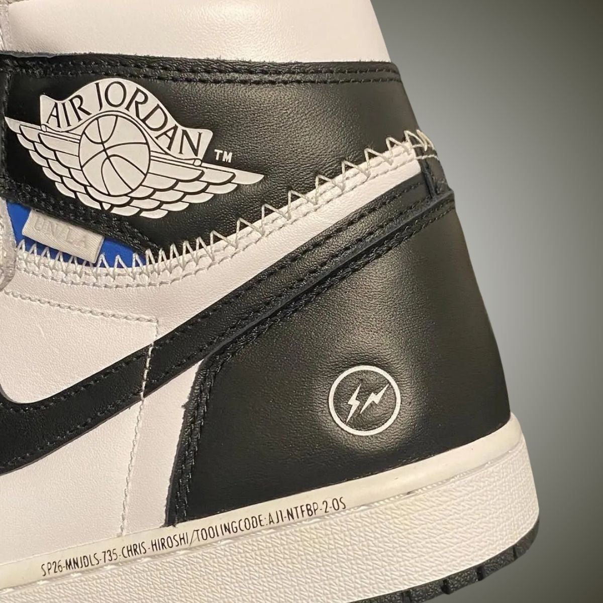 Fragment x Union x Air Jordan 1 White Black II7282-100 | SneakerFiles