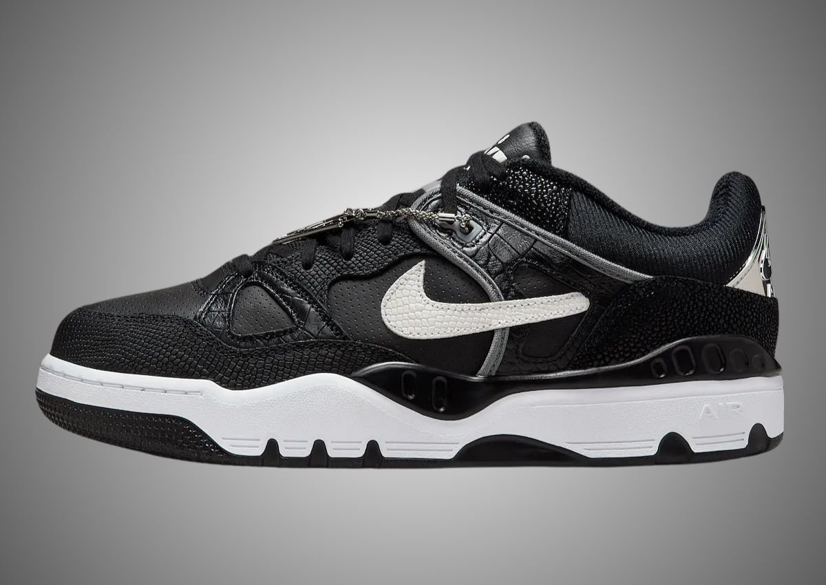 NIGO x Nike Air Force 3 Low Black Croc HF7630-001 | SneakerFiles