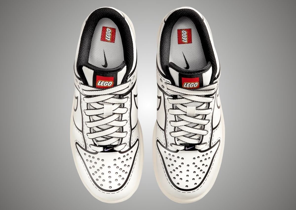 LEGO x Nike Dunk Low GS Sail Black IF2117-100 | SneakerFiles