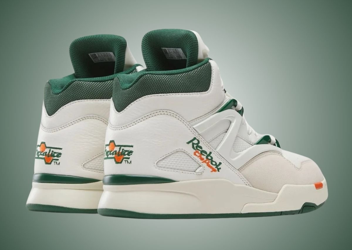 Reebok Pump Omni Zone II Chalk Dark Green 100209103 | SneakerFiles