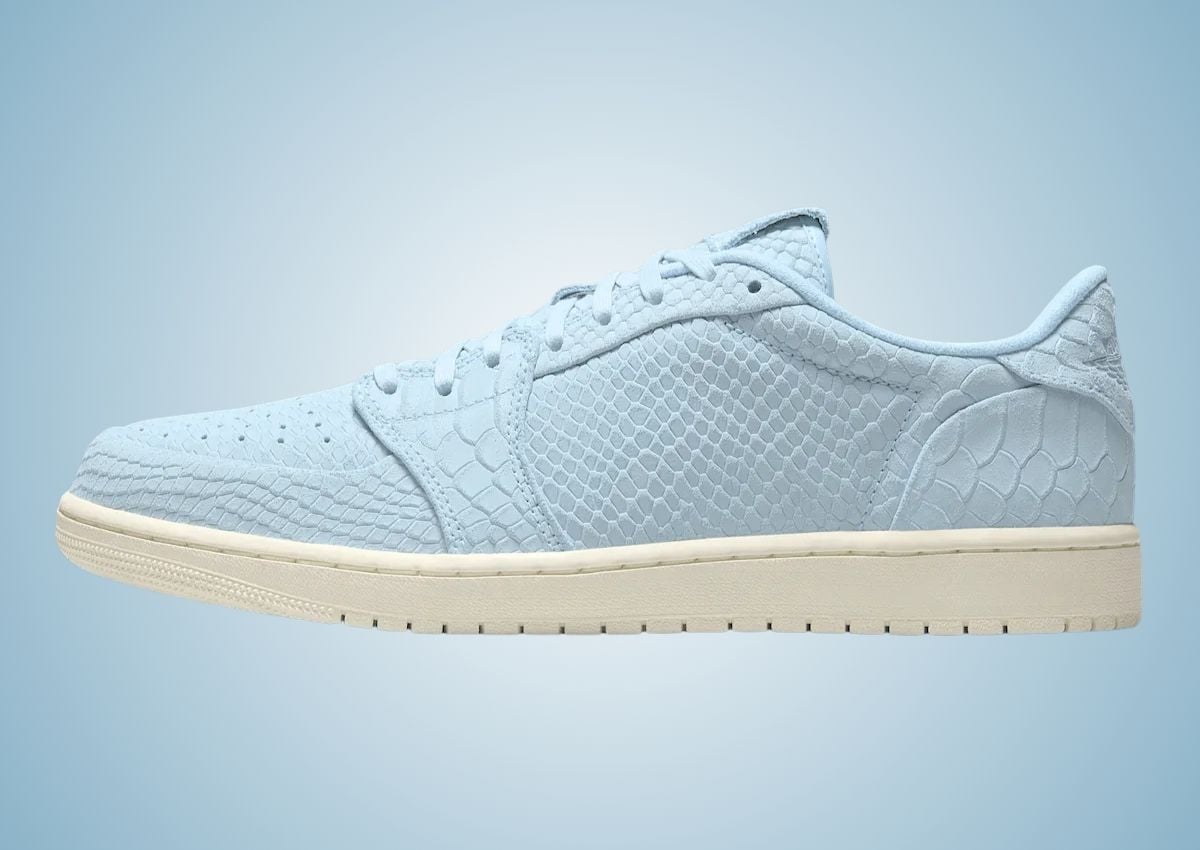 Air Jordan 1 Low NS Ice Blue Python 872782-441 | SneakerFiles