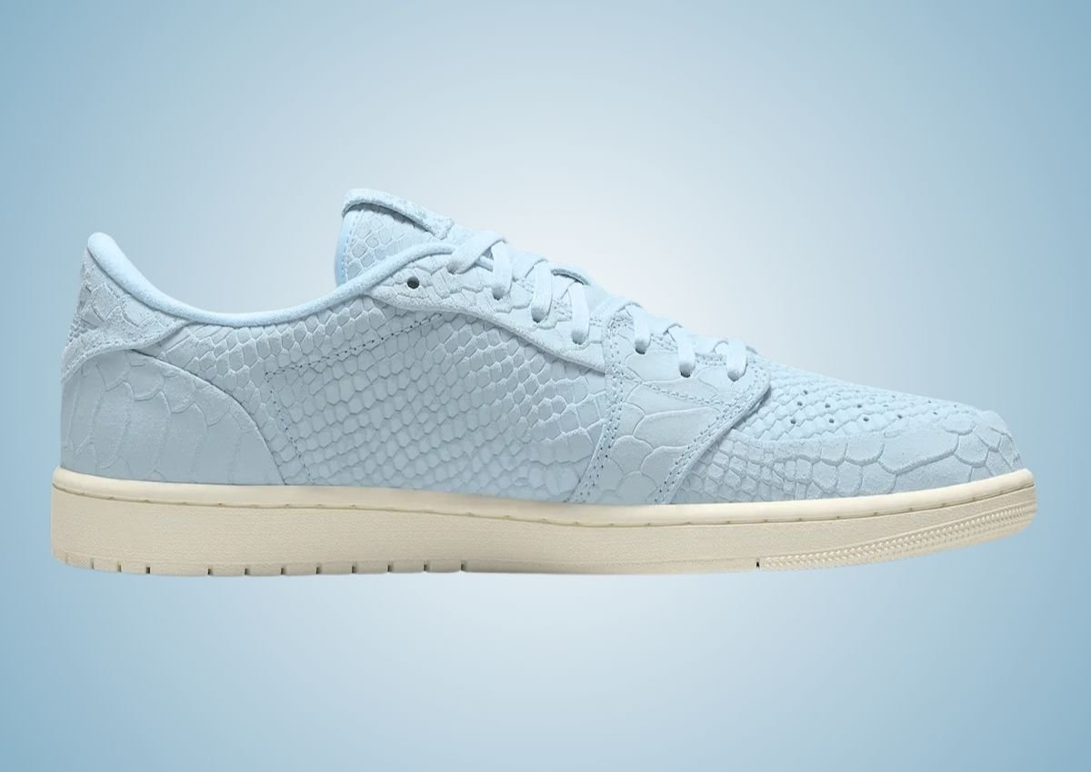 Air Jordan 1 Low NS Ice Blue Python 872782-441 | SneakerFiles