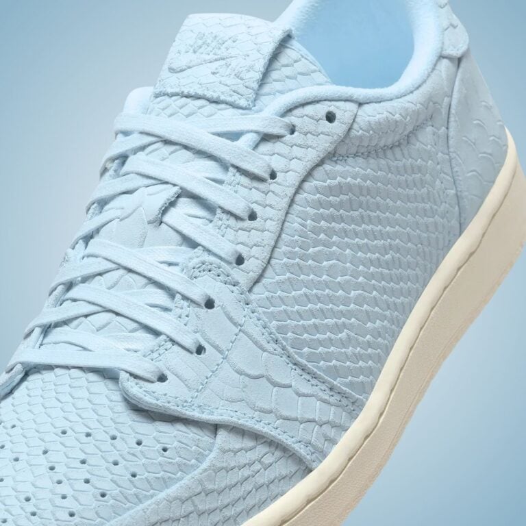 Air Jordan 1 Low NS Ice Blue Python 872782-441 | SneakerFiles