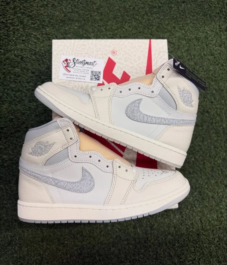 Air Jordan 1 High OG Elephant Swoosh IH4363-100 2025 | SneakerFiles