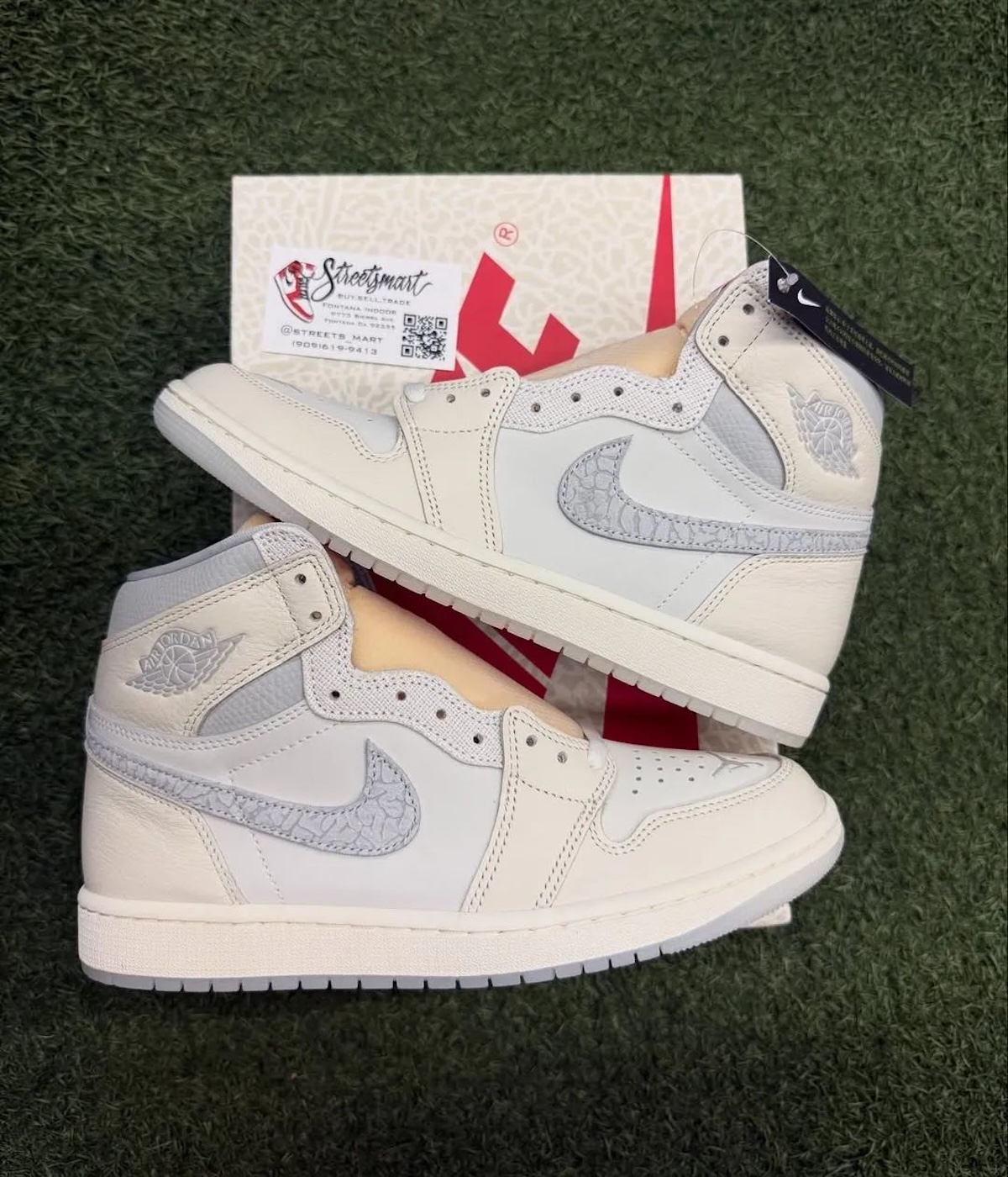 Air Jordan 1 High OG Elephant Swoosh IH4363-100 2025 | SneakerFiles