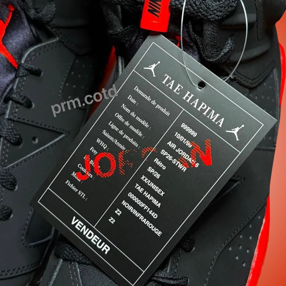 Air Jordan 6 Reverse Infrared 2026 CT8529-001 | SneakerFiles