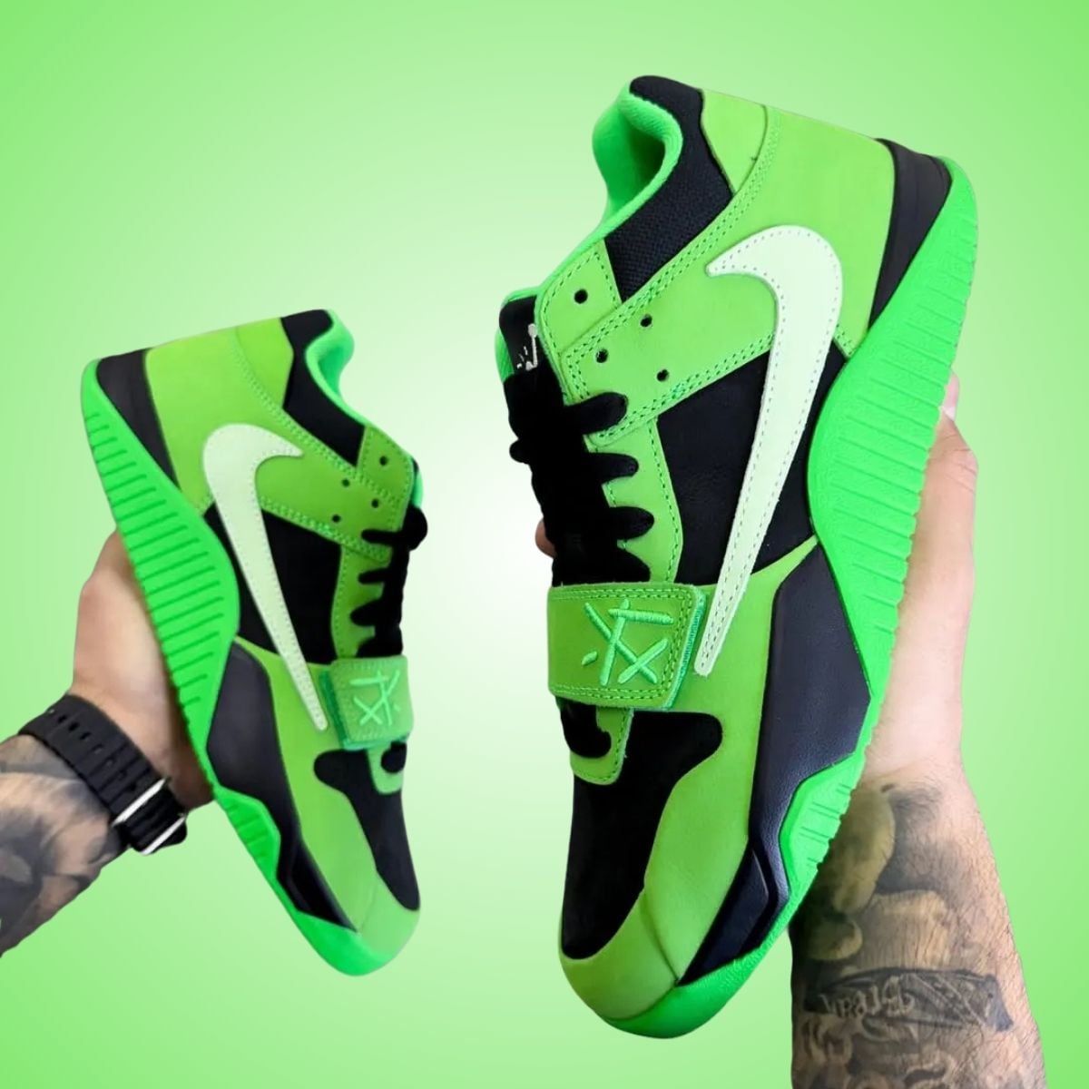 Travis Scott x Jordan Jumpman Jack Green Spark IM9113-300 | SneakerFiles